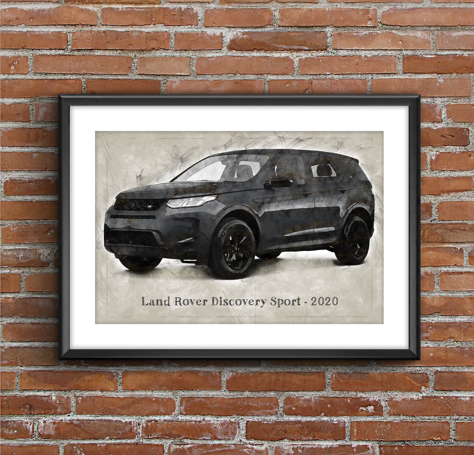 Land Rover Discovery Sport 2020 Art Sketch Poster no | Etsy