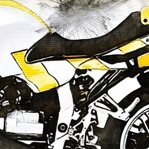 BMW R1100S - 1999, Art Sketch Poster [no Frame] - Etsy