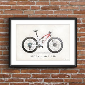 BMC Fourstroke 01 LTD - Art Sketch Poster [no Frame] - Etsy
