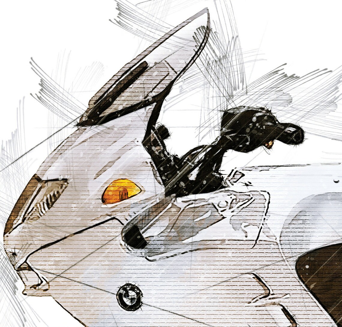 BMW R1150RT 2002 Art Sketch Poster no Frame | Etsy
