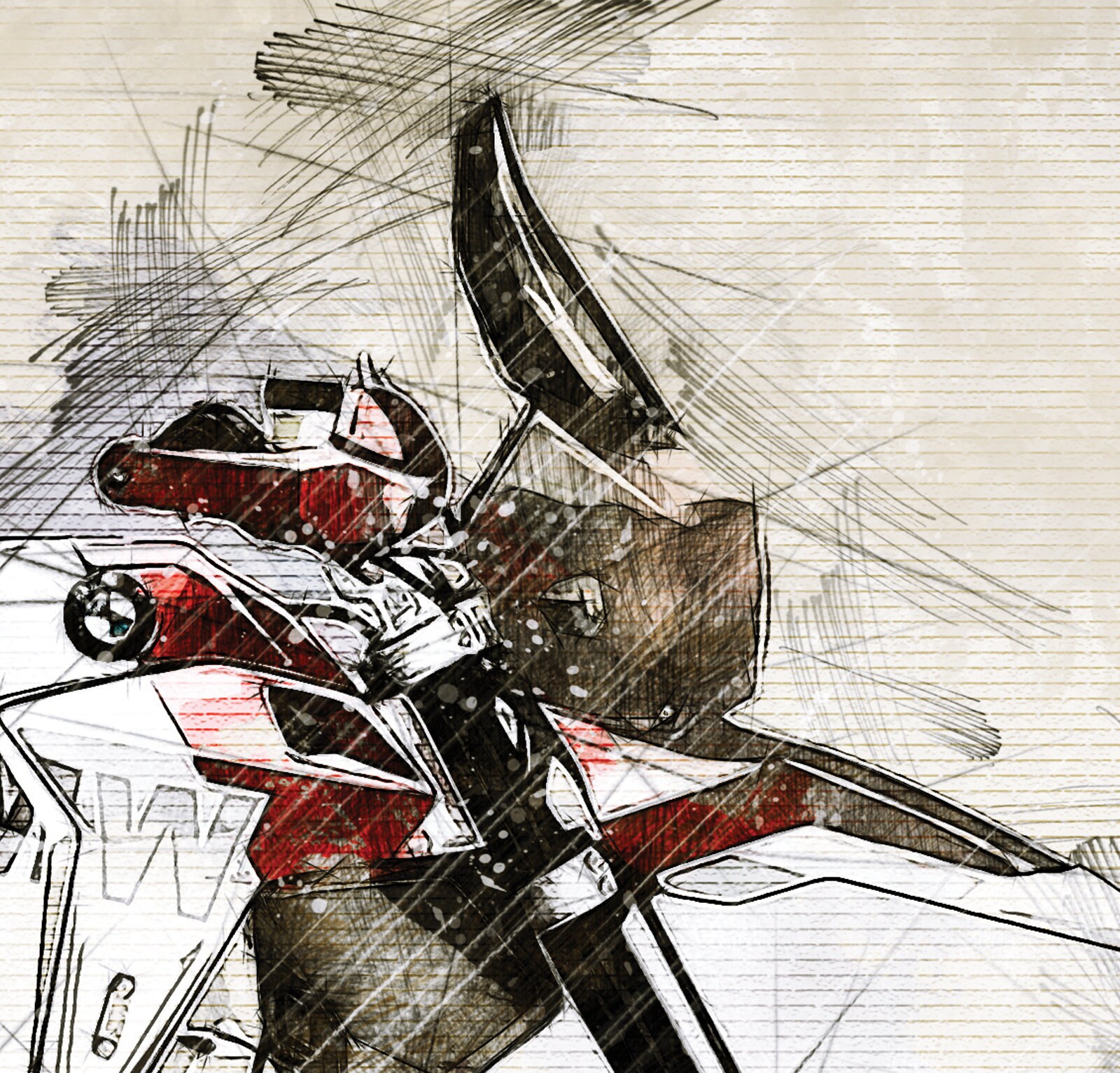 BMW Dakar Rally R1200GS "gaston", Art Sketch Poster [no Frame] - Etsy