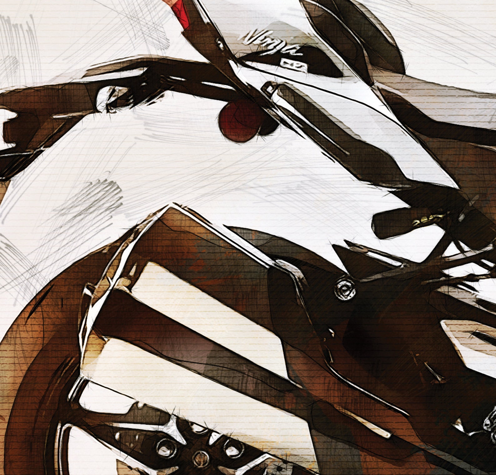 Kawasaki Ninja H2 2020 Art Sketch Poster no Frame - Etsy
