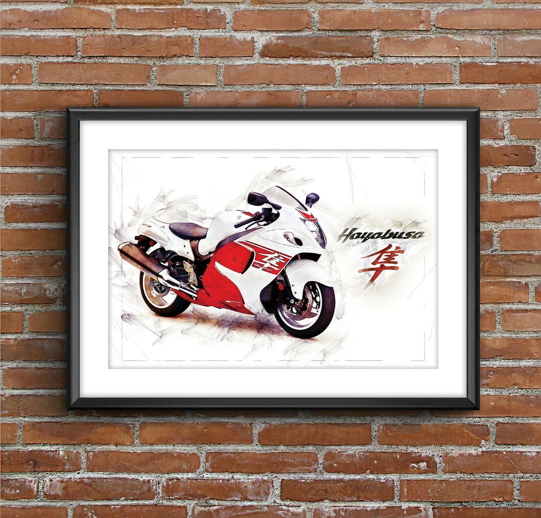 Suzuki Hayabusa (2020), Art Sketch Poster [no Frame] - Etsy