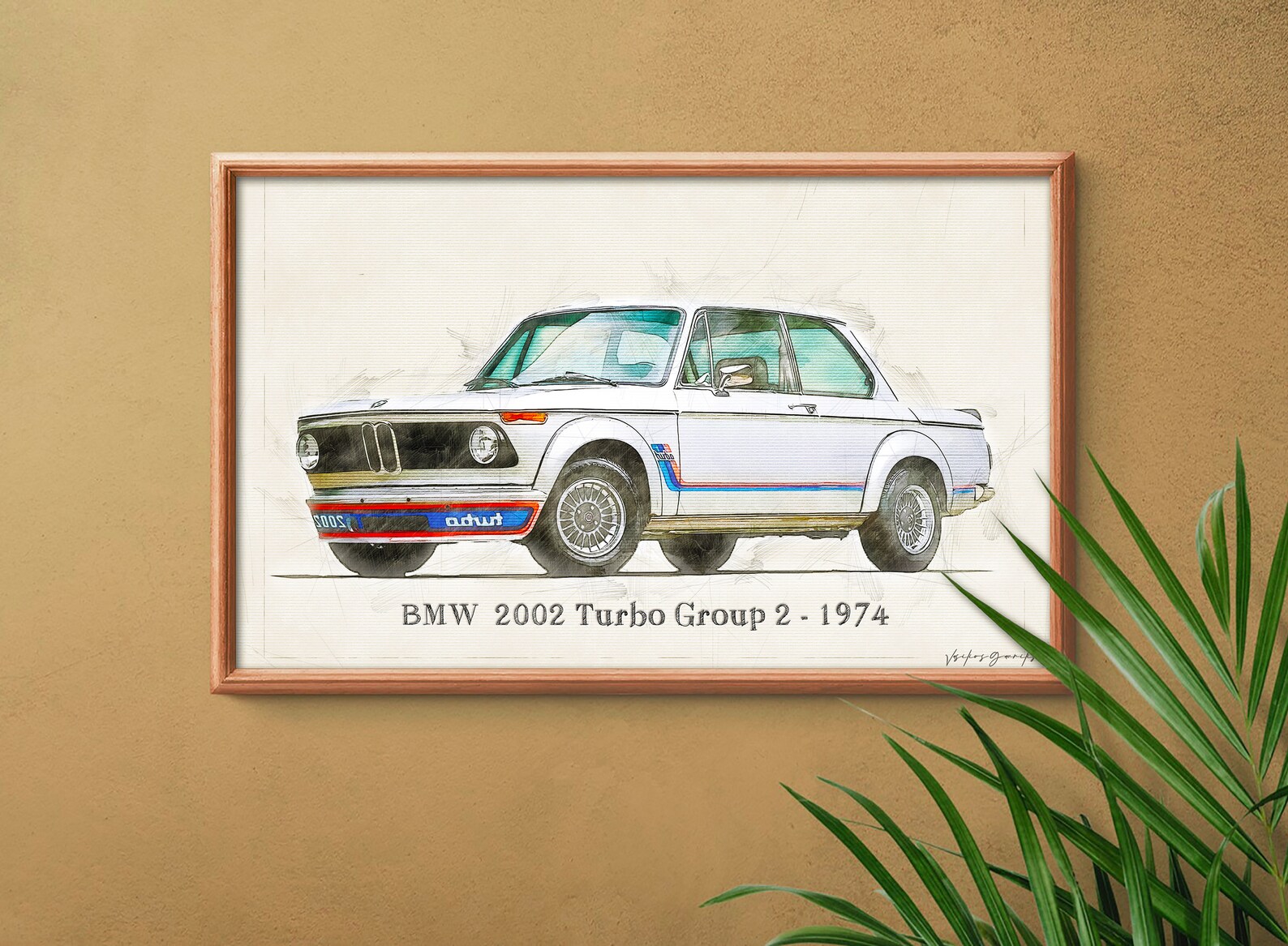 BMW 2002 Turbo group 2 Engine BMW M31 1974-1975 art | Etsy