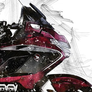 HONDA Goldwing Touring 2020, Art Sketch Poster [no Frame] - Etsy