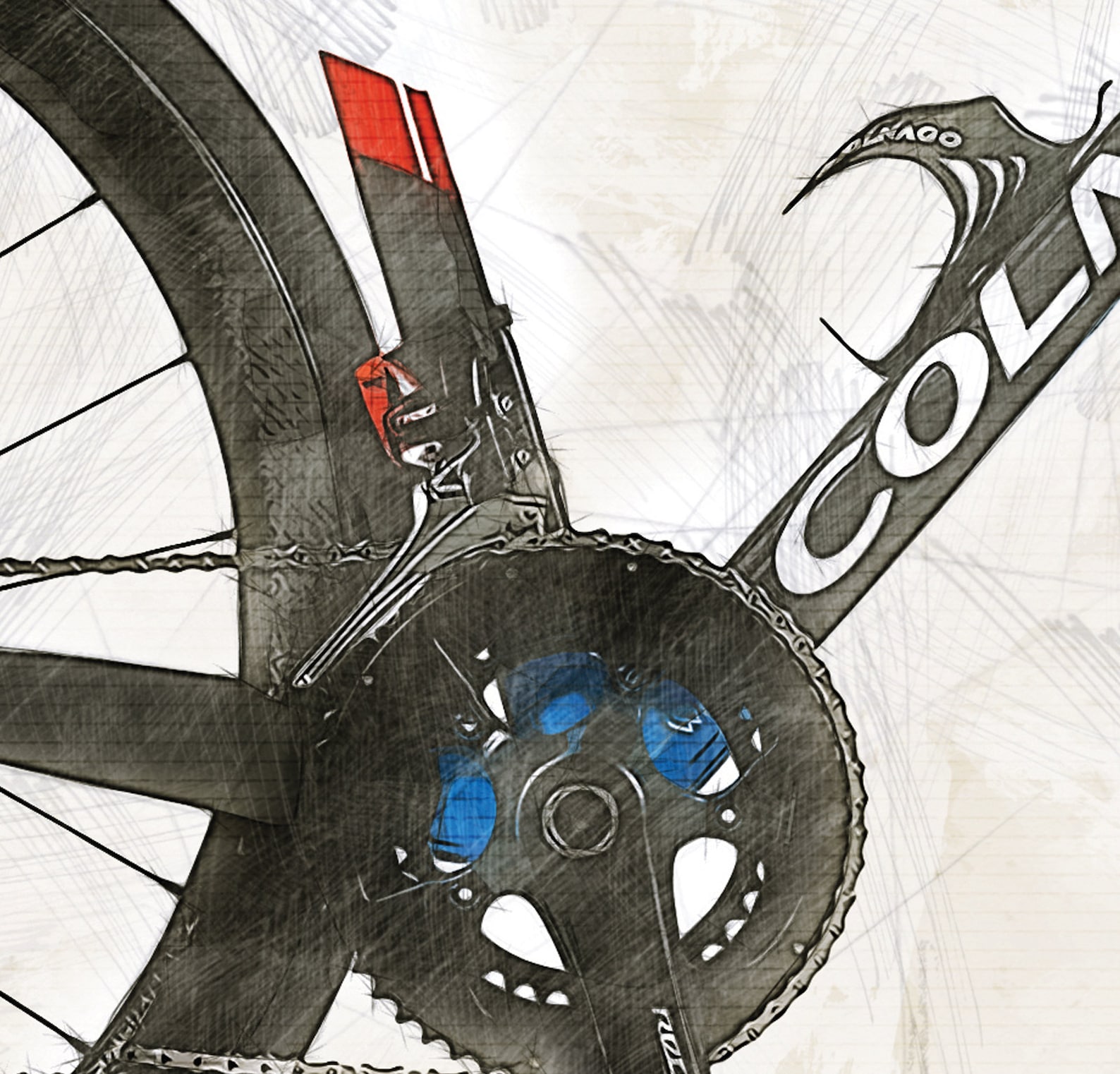 Colnago C64 Plus 2020 Art Sketch Poster no Frame - Etsy
