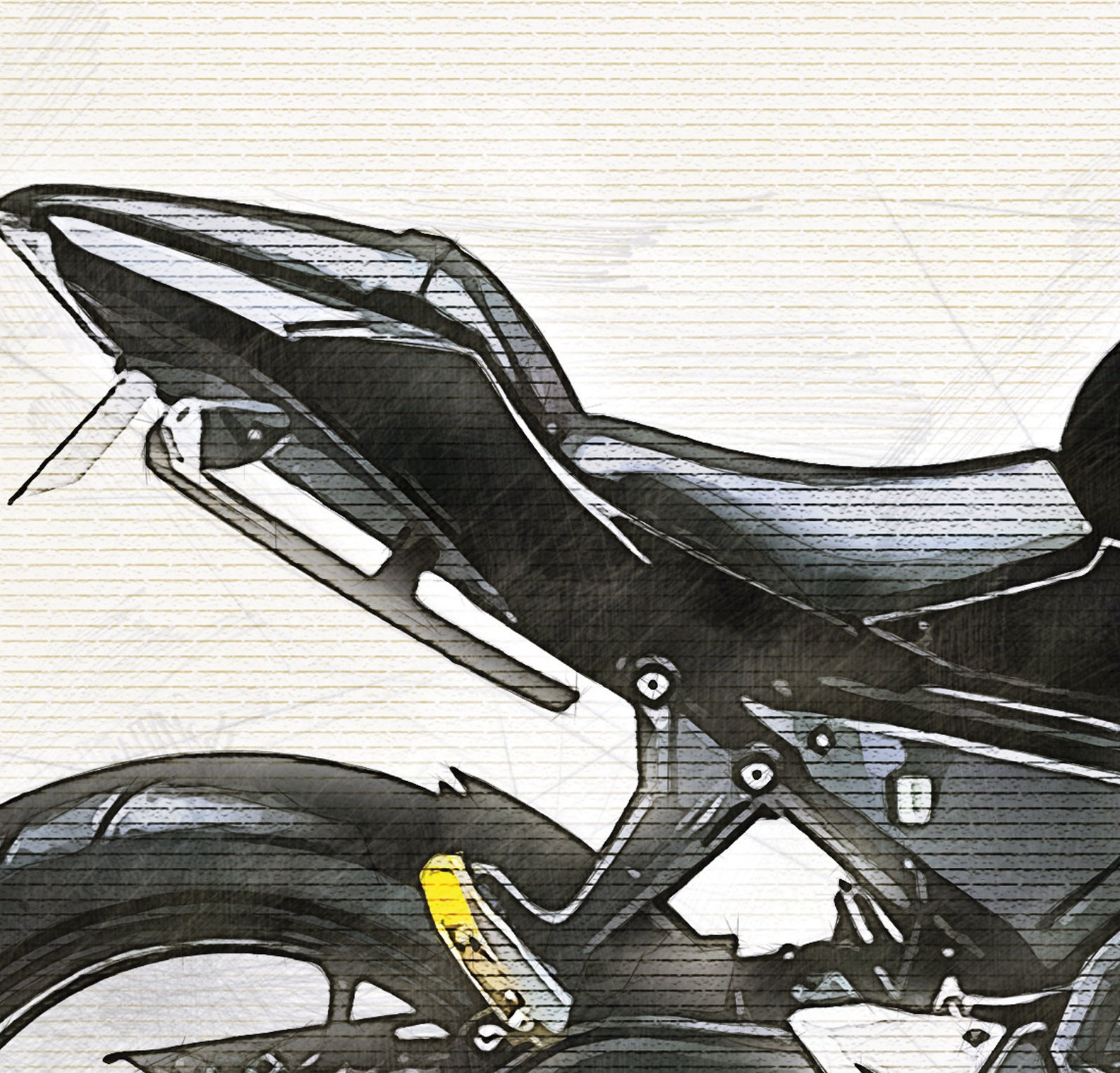 Kawasaki Ninja 650 - 2017, Art Sketch Poster [no Frame] - Etsy