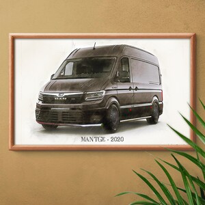 MAN TGE (2020), Art Sketch Poster [no Frame] - Etsy