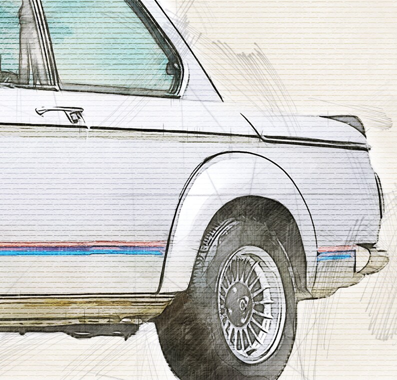 BMW 2002 Turbo Group 2 Engine BMW M31 1974-1975 Art - Etsy