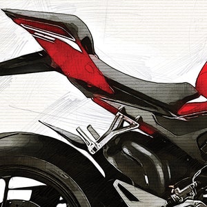 Ducati Panigale V4 S - 2020, Art Sketch Poster [no Frame] - Etsy