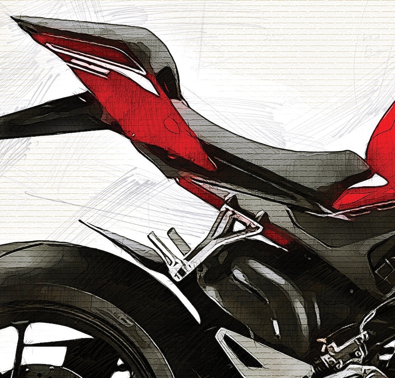 Ducati Panigale V4 S - 2020, Art Sketch Poster [no Frame] - Etsy