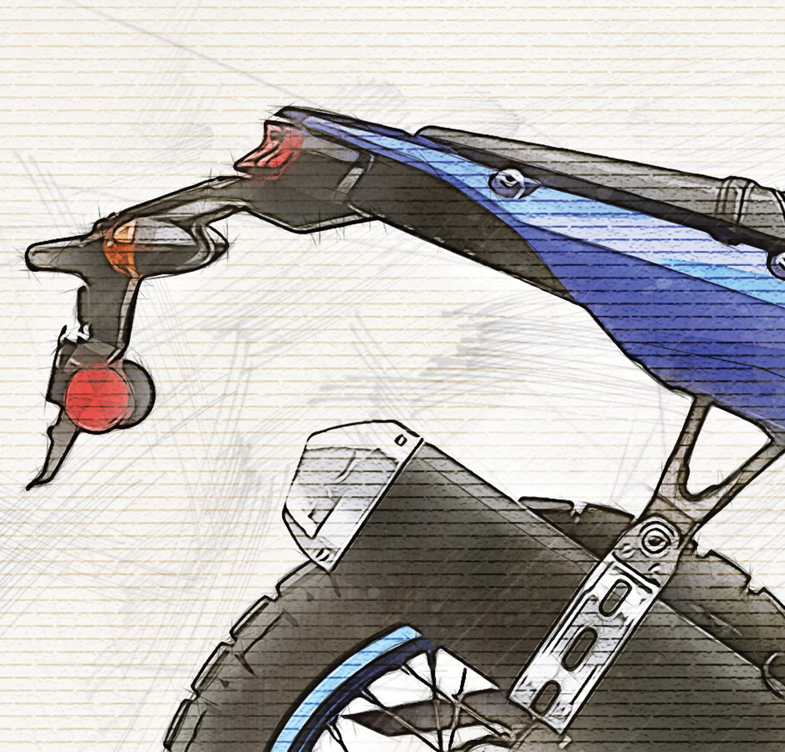 Yamaha Ténéré 700 Rally 2021 Art Sketch Poster no Frame - Etsy