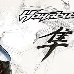 Hayabusa Art, Art Sketch Poster [no Frame] - Etsy