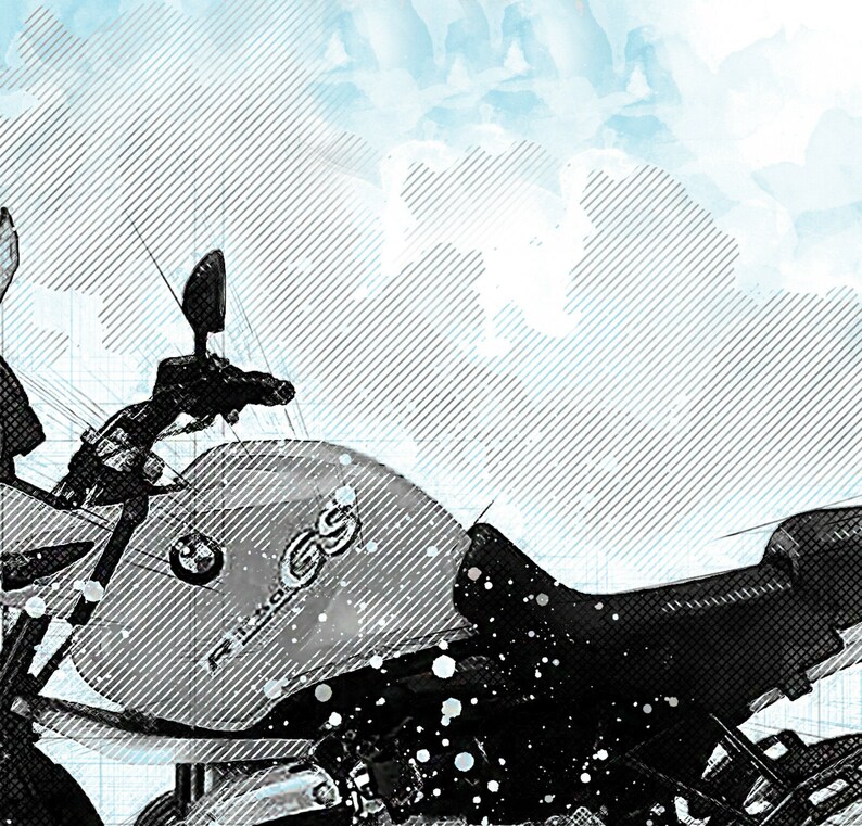 BMW R1150GS 2001 Art Sketch Poster no Frame - Etsy