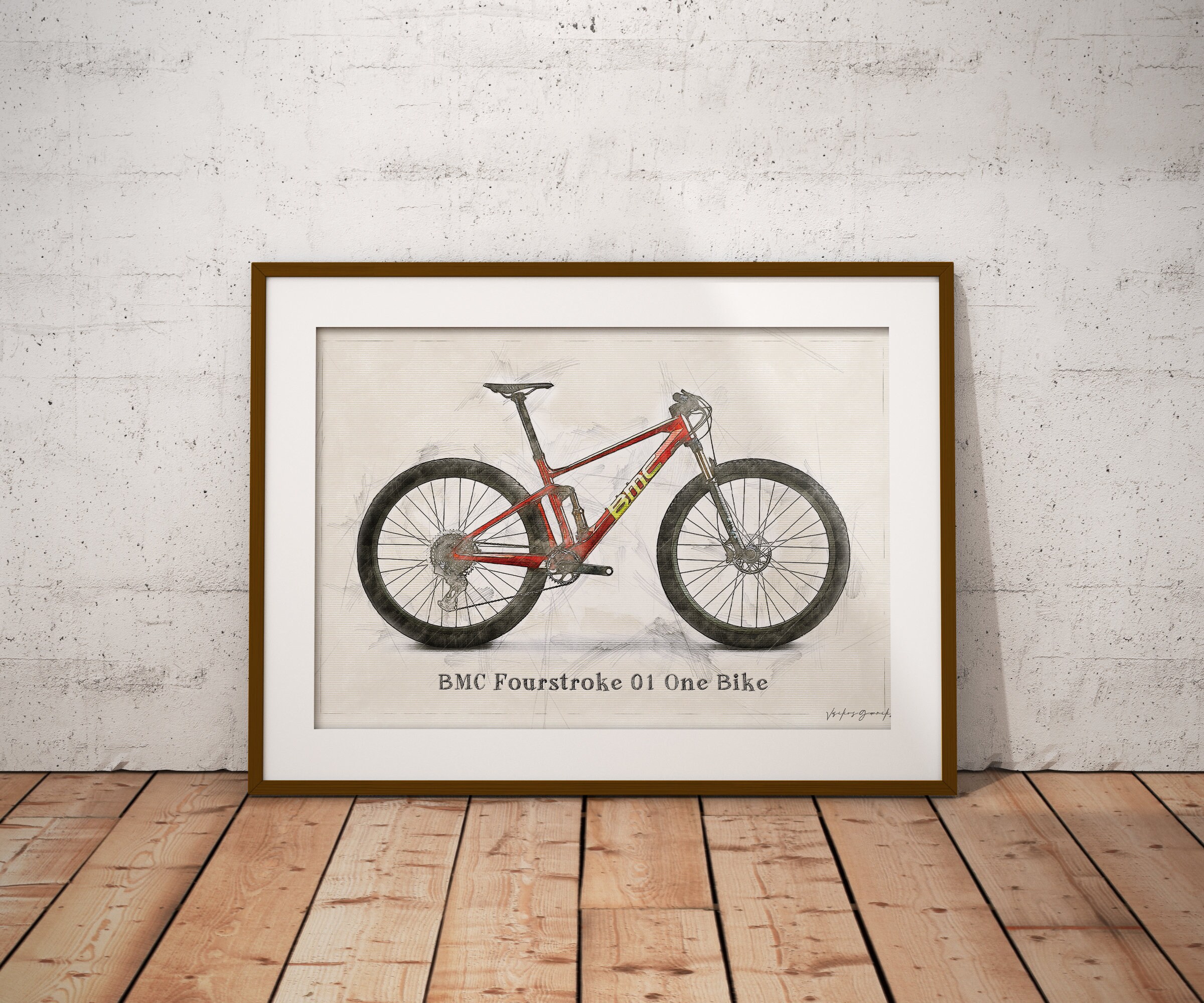 BMC Fourstroke 01 One Bike - Art Sketch Poster [no Frame] - Etsy