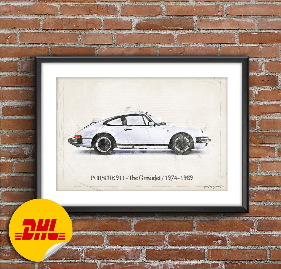 Porsche 911 Evolution of the Famed 911 in 6 Sketche's (1963 - 2013 ...