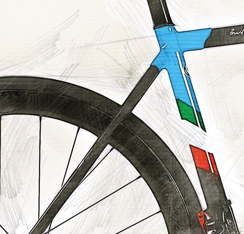 Colnago C64 Plus 2020 Art Sketch Poster no Frame - Etsy