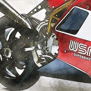 Ducati WSM Superbike, Art Sketch Poster [no Frame] - Etsy