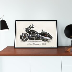 Victory Magnum (2015), Art Sketch Poster [no Frame] - Etsy