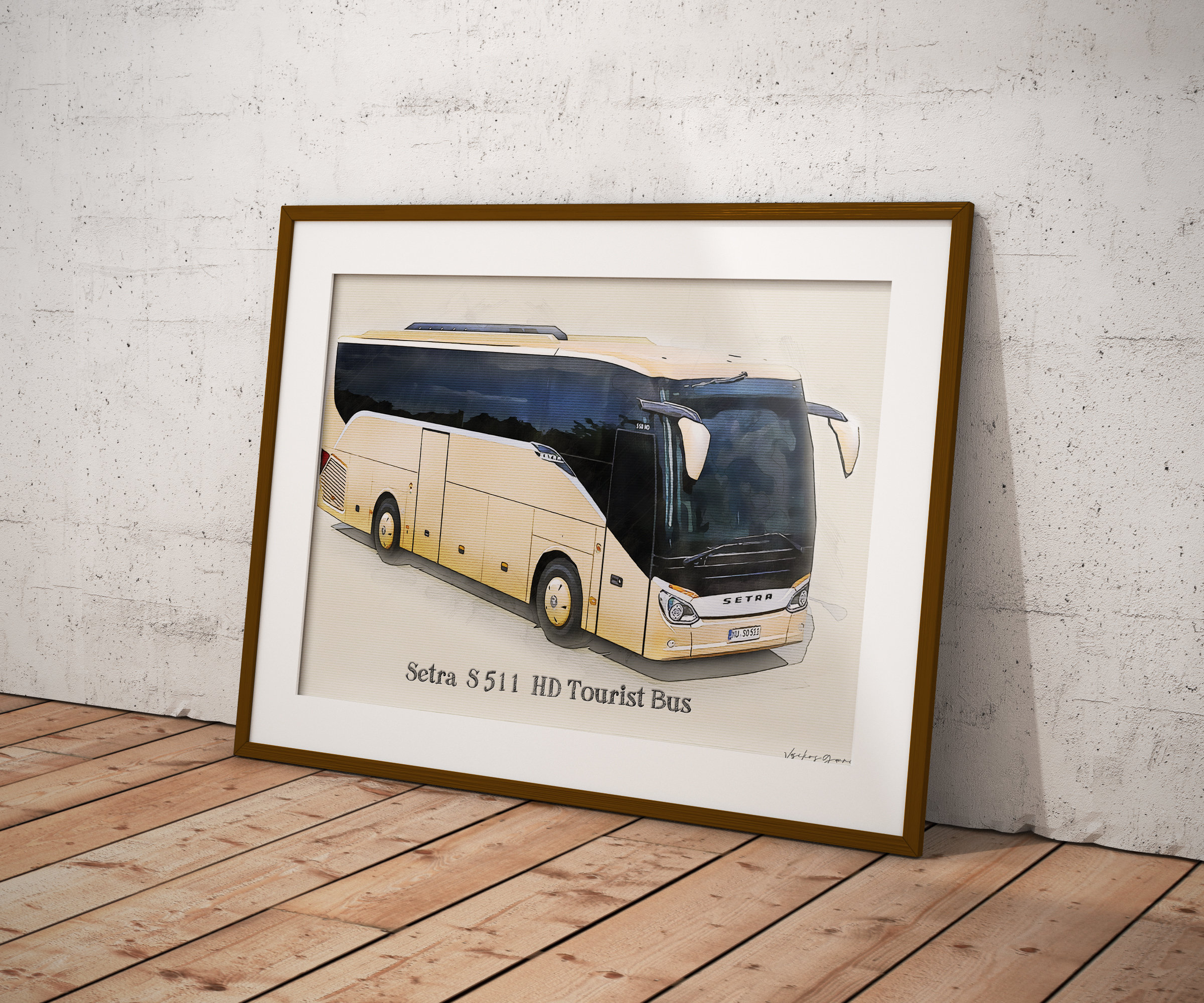 Tour Bus Drawing