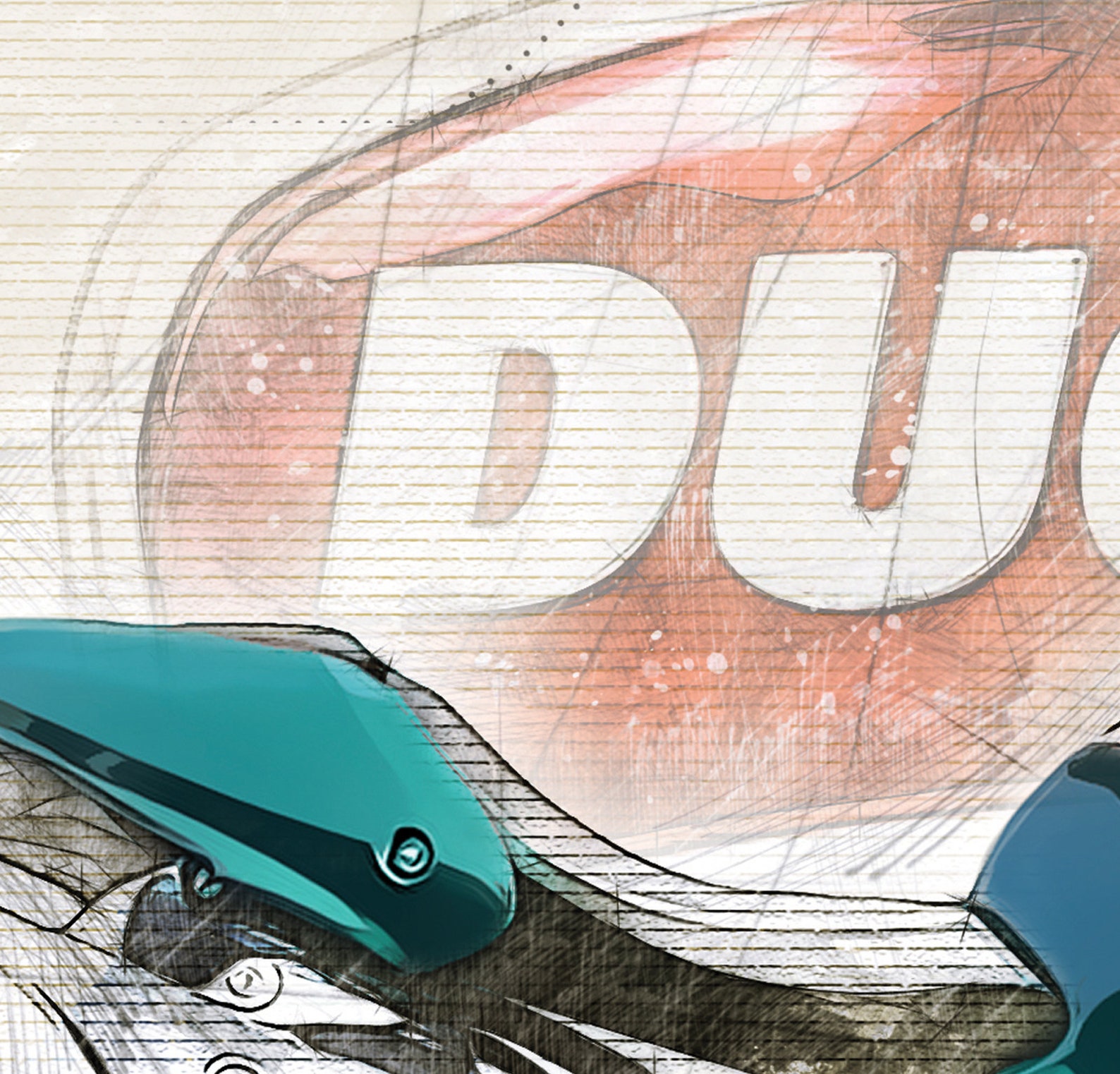 Ducati Monster 796 Art (with Logo or Without), Sketch Poster [no Frame ...