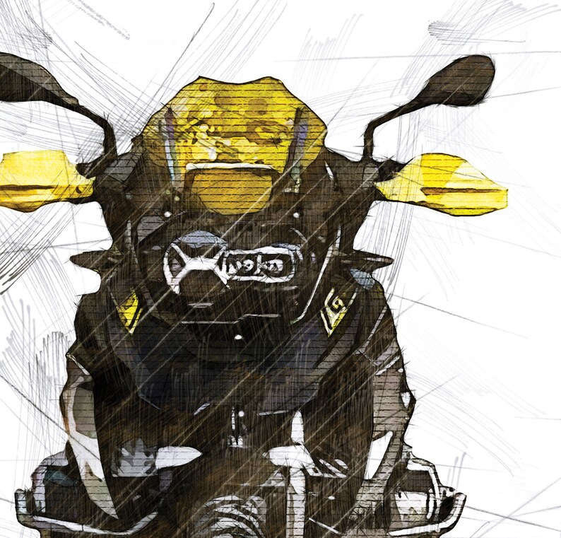 BMW R 1250 GS 40th Anniversary 2021 Art Sketch Poster no - Etsy