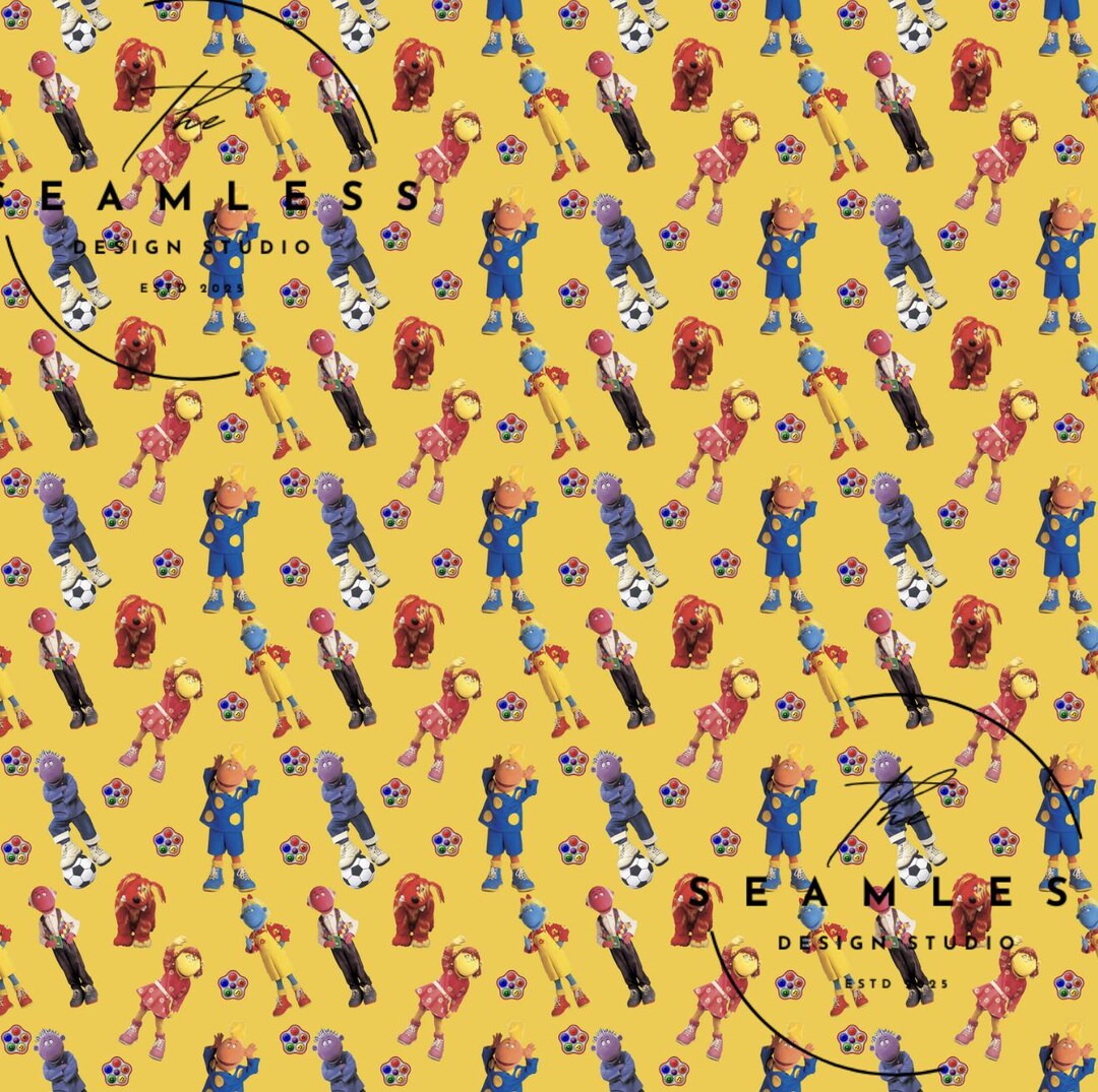 Tweenies. Digital Seamless Design. Commercial and Personal Use - Etsy