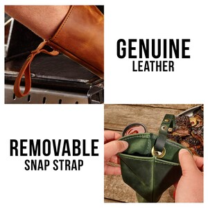 Leather Oven Mitts Personalized, Personalized Gift for Husband, Dad ...