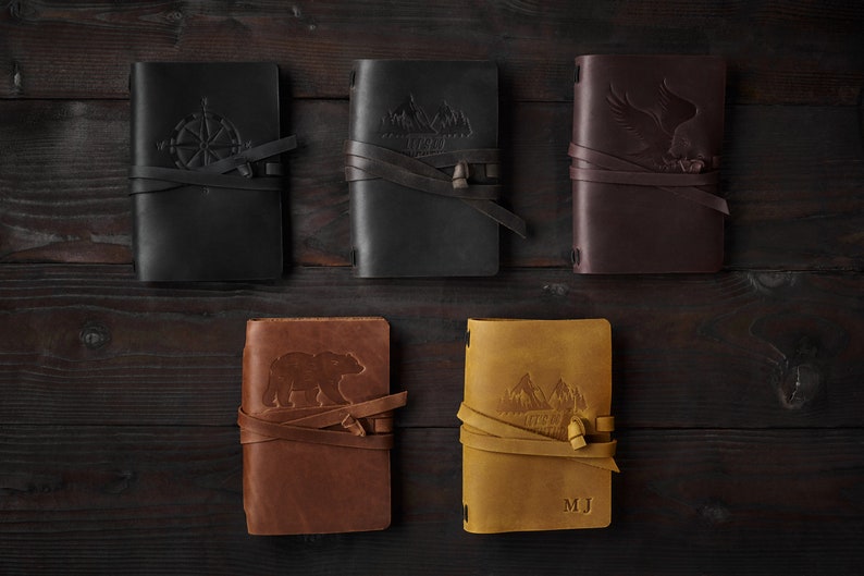 Custom notepad cover personalized notebook cover leather | Etsy