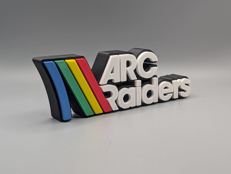 Arc Raiders Logo Sign, Gamer Room Desk Art, Game Decor - Etsy