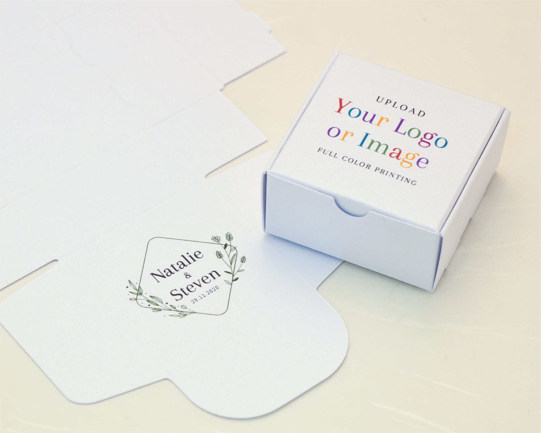 Personalized Gift Box Custom Logo Box Mini Gift Box Wedding | Etsy