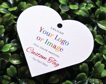 Custom Printed Tag, Personalized With Your Text, Logo or Image, Custom ...