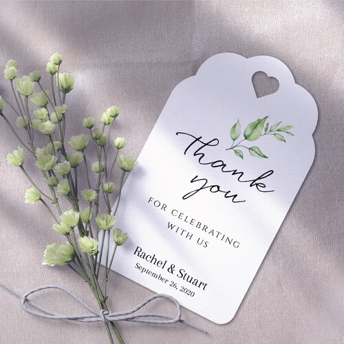 Custom Wedding Favor Tags Personalized Tags Favor Tag Gift Tag - Etsy