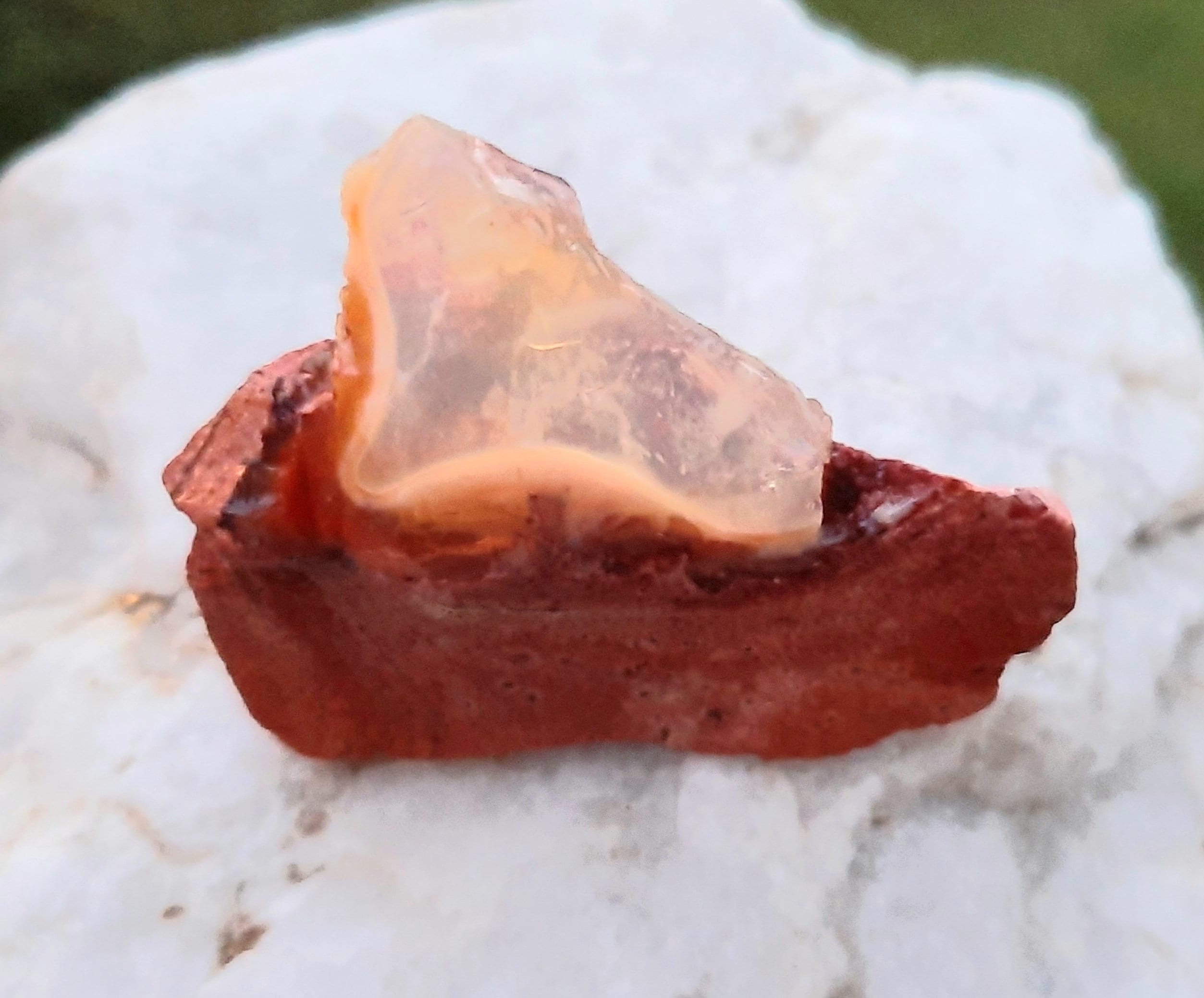 Fire Opal Matrix Crystal 103 Ct. Large Crystal Matrix Specimen | Etsy