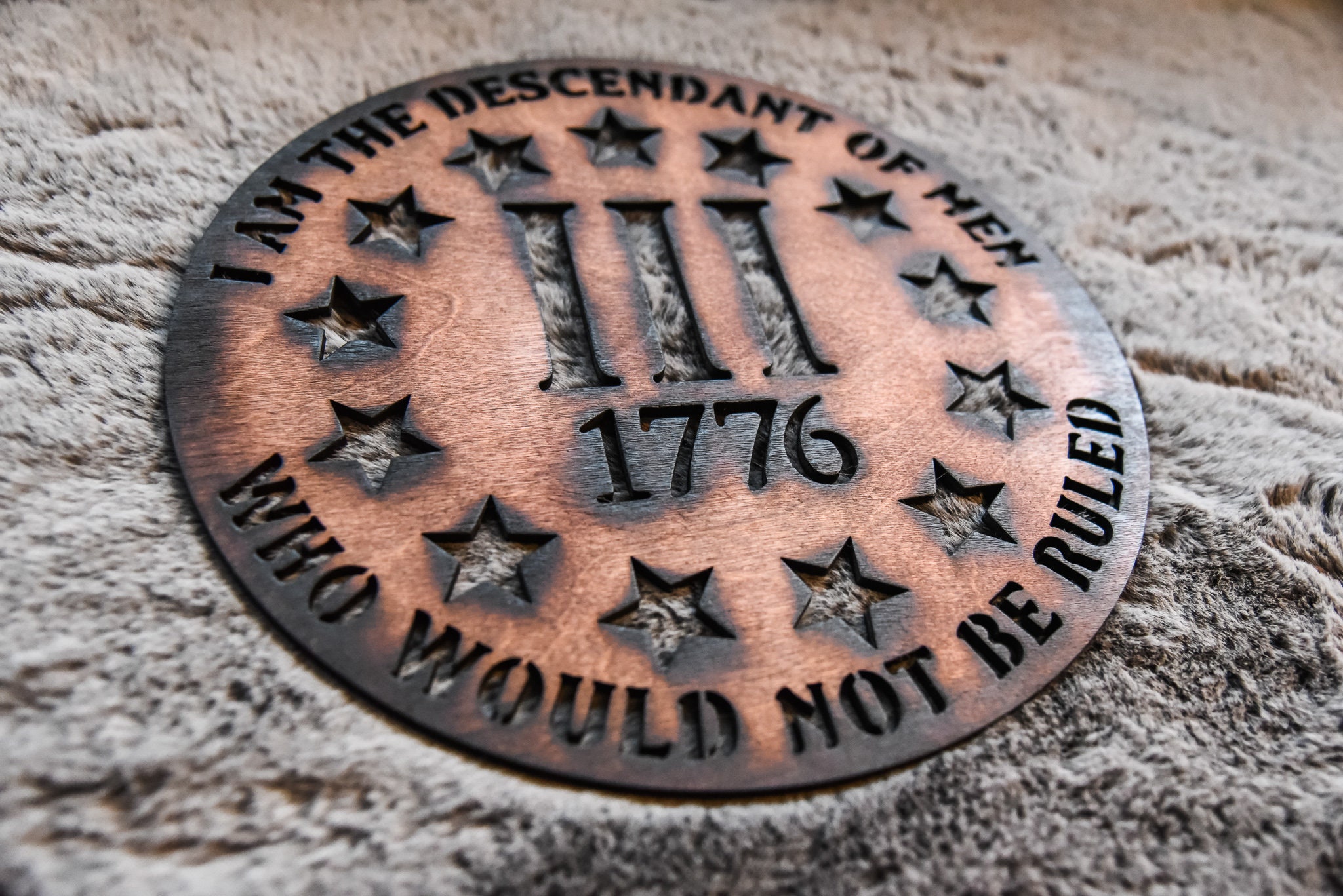 Patriotic 1776 Wooden Wall Art USA - Etsy