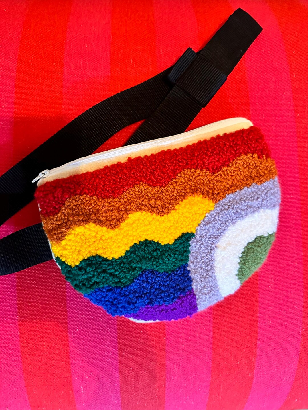 Punch Needle Bumbag Lgbqipna Queer Flag Made to Order any Flag - Etsy