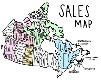 Sales Map Digital Download - Etsy