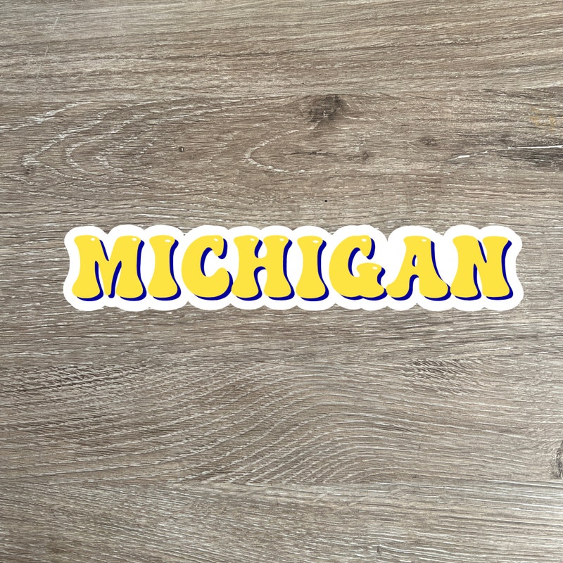 Michigan Sticker - Etsy