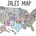 Sales Map Digital Download | Etsy