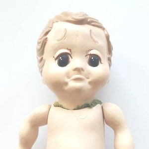 Rare 1973 Fb Thompson Bisque Doll Porcelain Painted 7" Tall U182 - Etsy