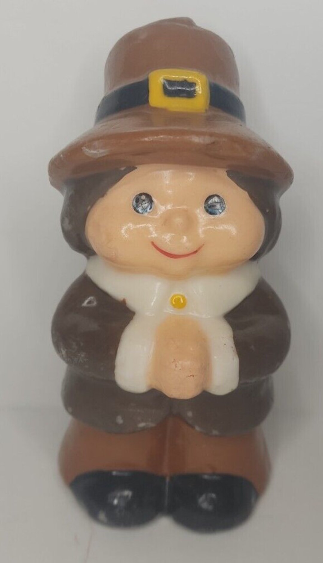 Vintage Pilgrim Boy Thanksgiving Candle 6" Sku H60 - Etsy