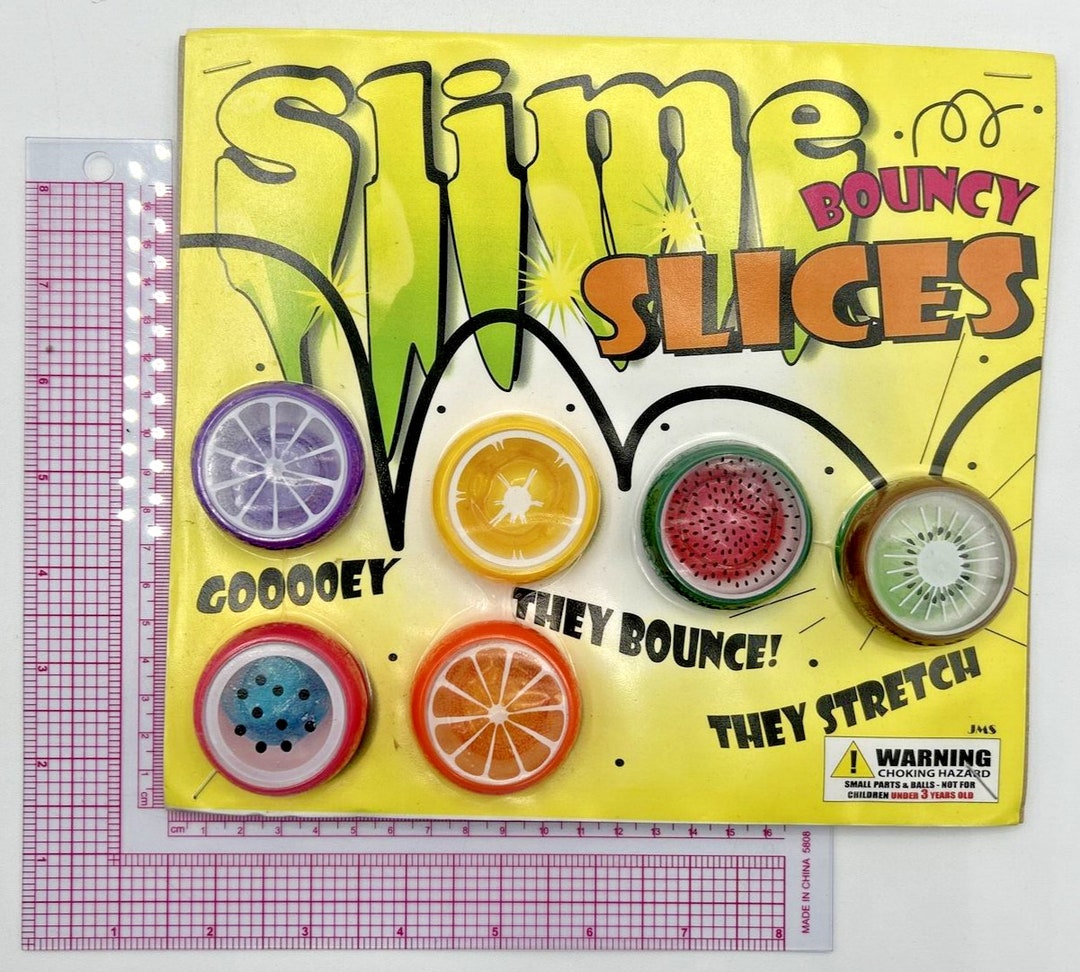 Vintage Vending Display Board Slime Bouncy Slices 0133 - Etsy