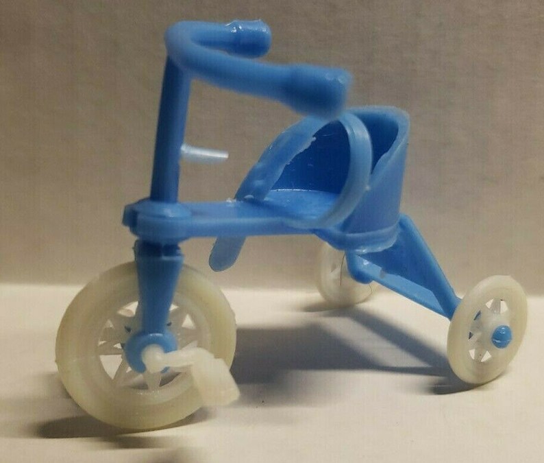 Vintage Baby Tricycle Cake Topper Decoration Blue With Baby - Etsy