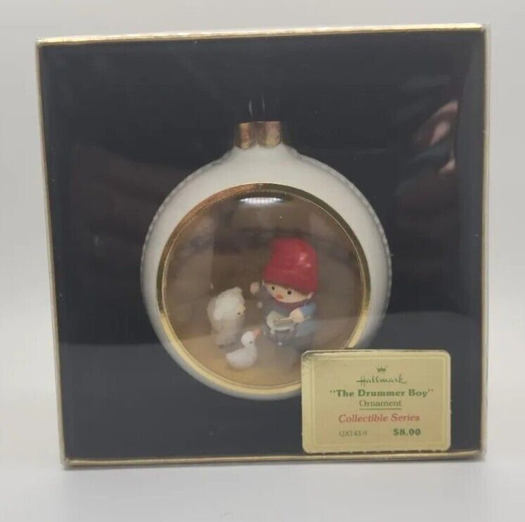 1979 Hallmark Ornament Vintage Little Drummer Boy Diorama Treetrimmer W ...
