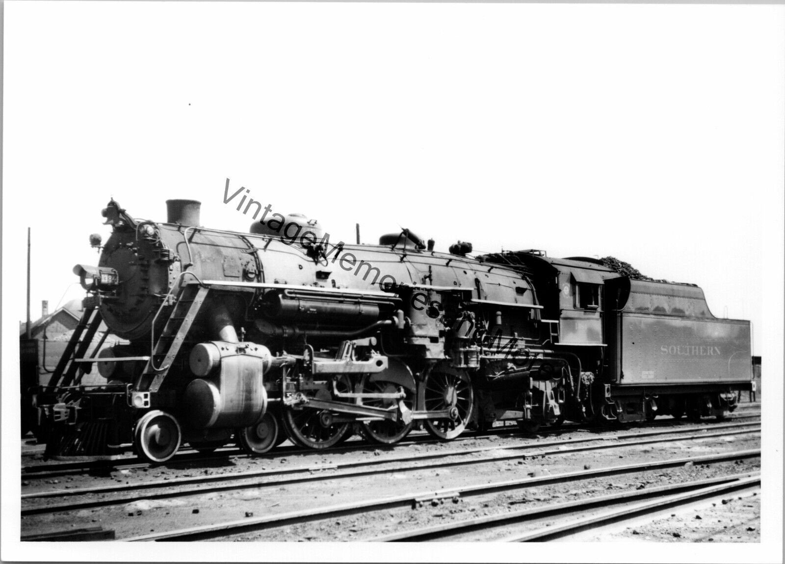 Vintage Southern Railway Railroad 1384 Steam Locomotive T3-343 - Etsy