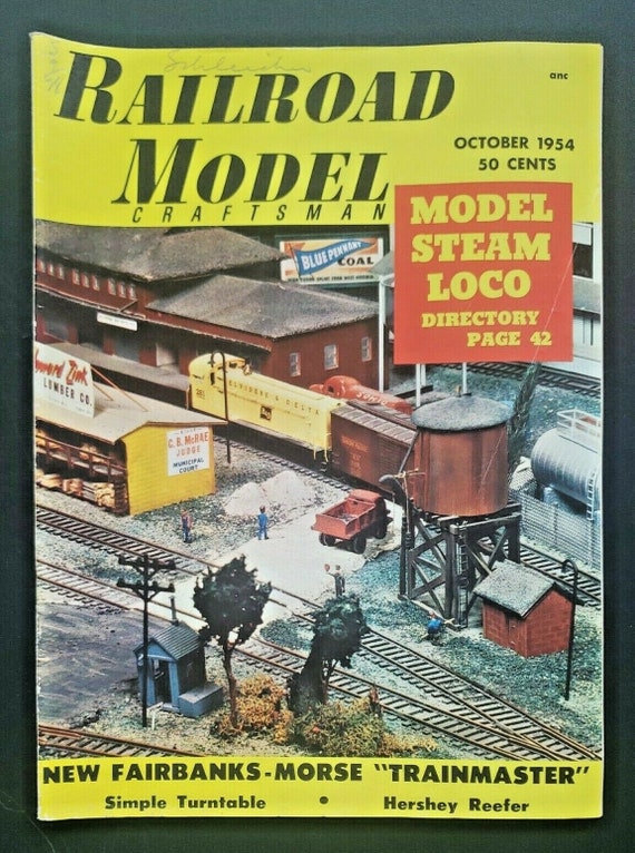 Railroad model craftsman magazine october 1954 model … - Gem