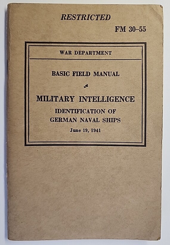Vintage 1941 Soldier's Handbook-Basic Field Manual Ju… - Gem
