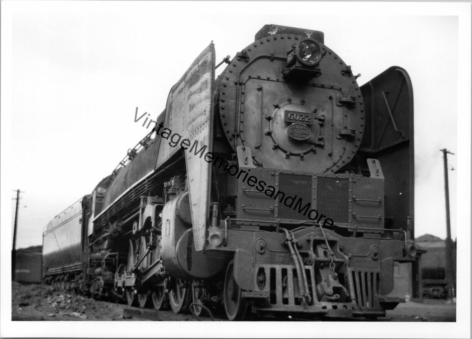 Vintage New York Central Railroad 6022 Steam Locomotive T3-322 - Etsy