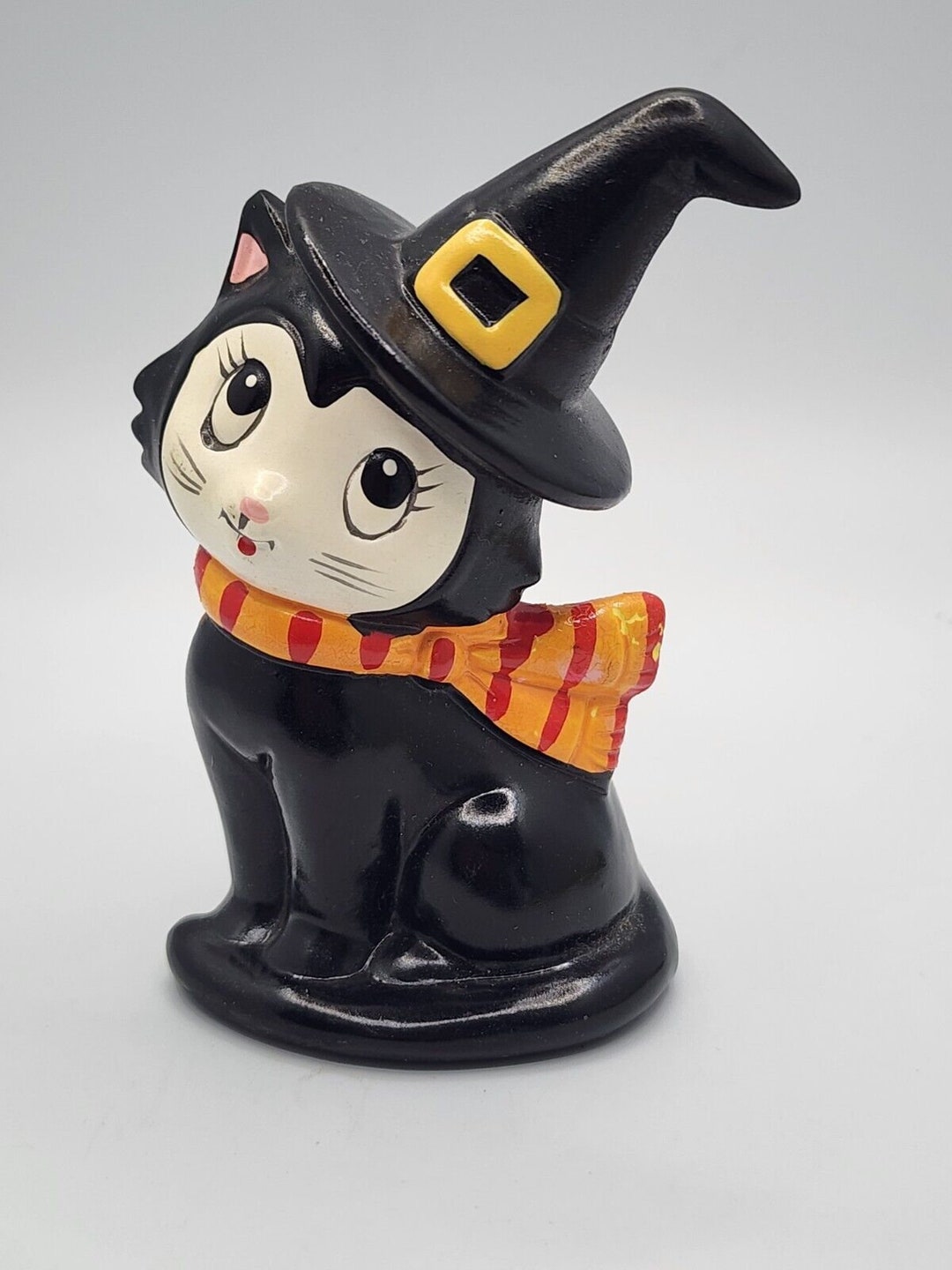 Vintage Lefton Korea Halloween Cat 3.5" Figurine PB82 - Etsy
