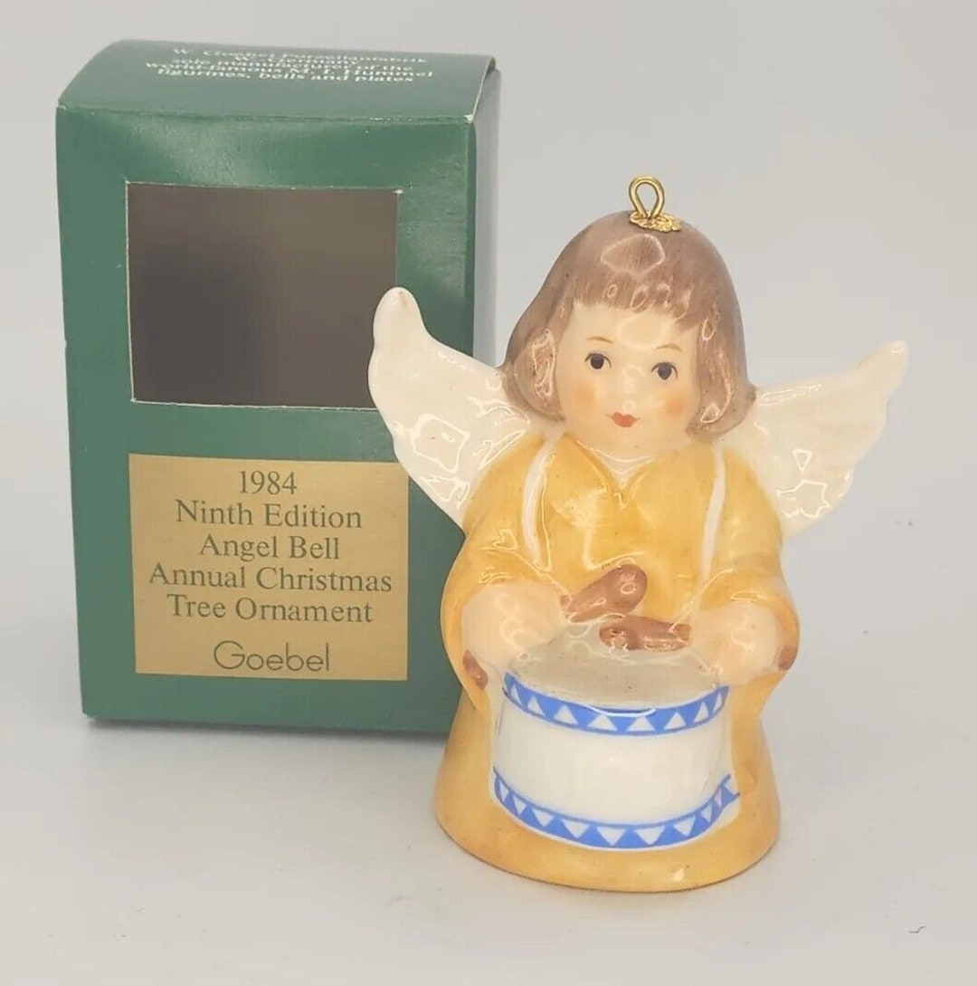 1984 Goebel Sixth Edition Angel Bell Annual Christmas Tree Ornament ...